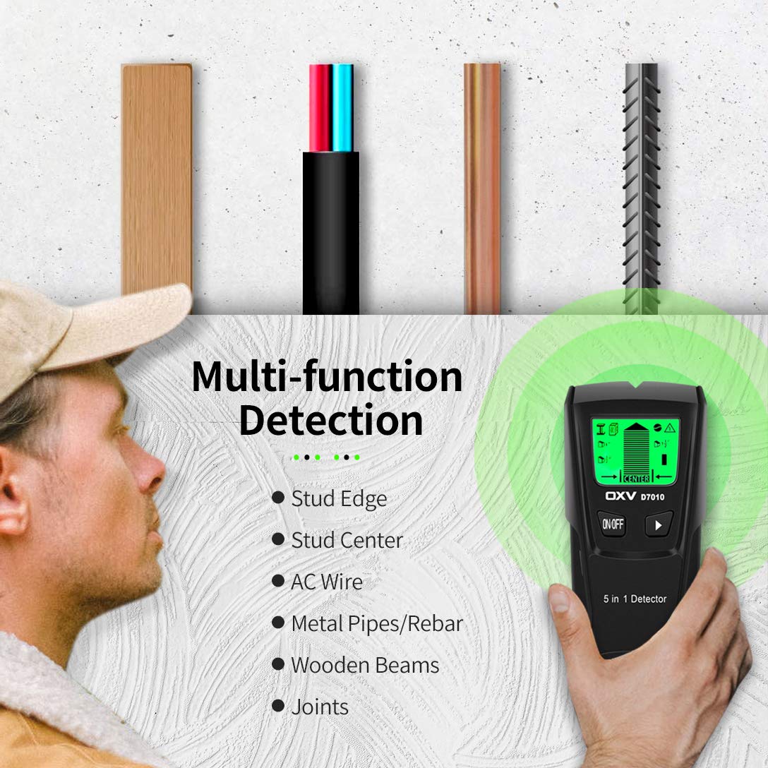 Snapklik.com : Stud Finder Wall Scanner-Improved 5 In 1 Electronic ...