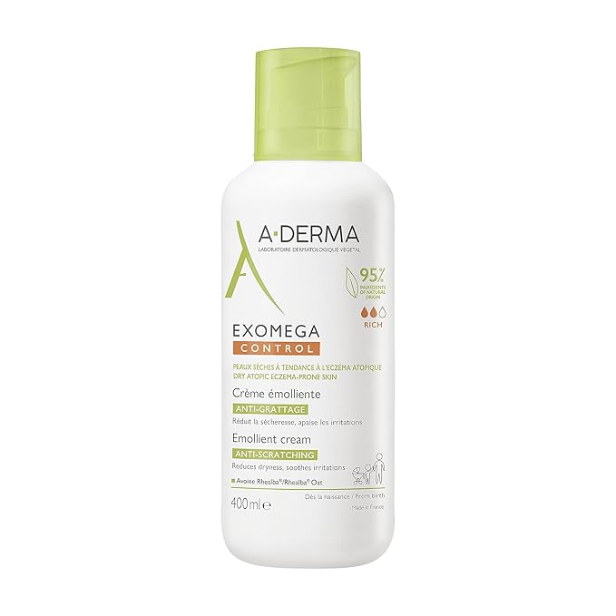 Amazon.com : Aderma Exomega Emollient Cream 400ml : Body Gels And ...