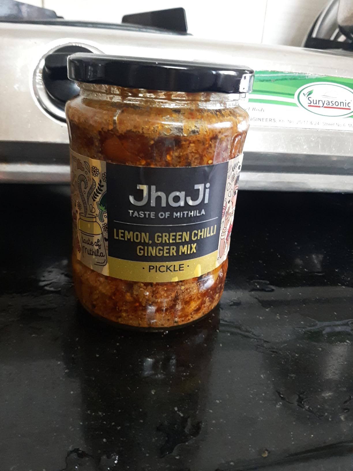 JhaJi - Taste of Mithila Lemon, Ginger & Green Chili Mixed Pickle ...