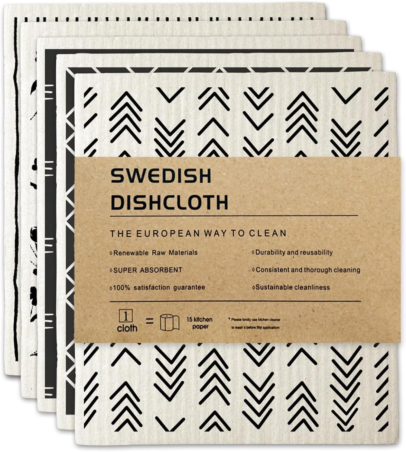 Wild & Stone | Organic Cotton Dish Cloth | Eco-Friendly Kitchen Cloth ...