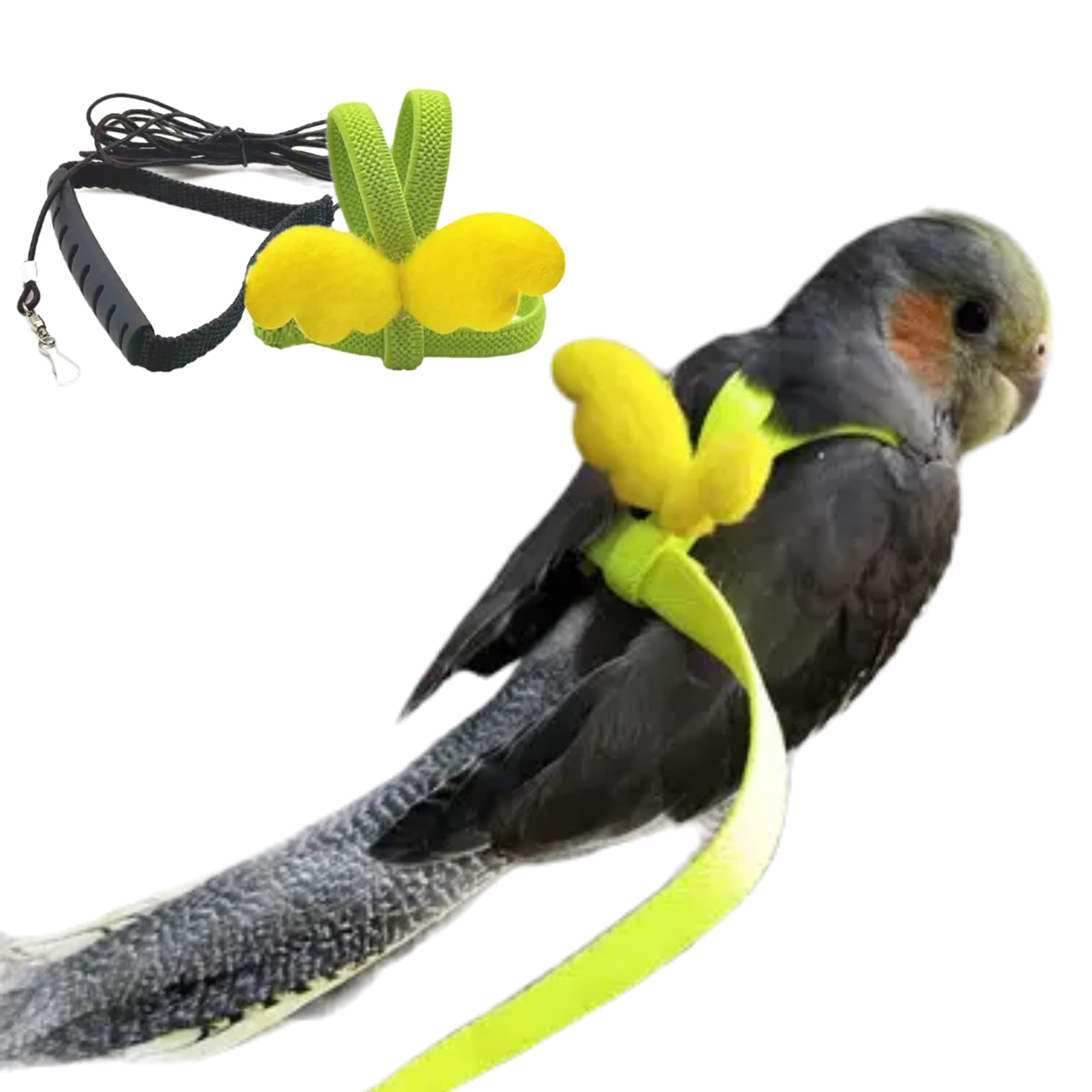 Amazon.com : Pet Parrot Bird Harness Leash Adjustable Bird Flying ...