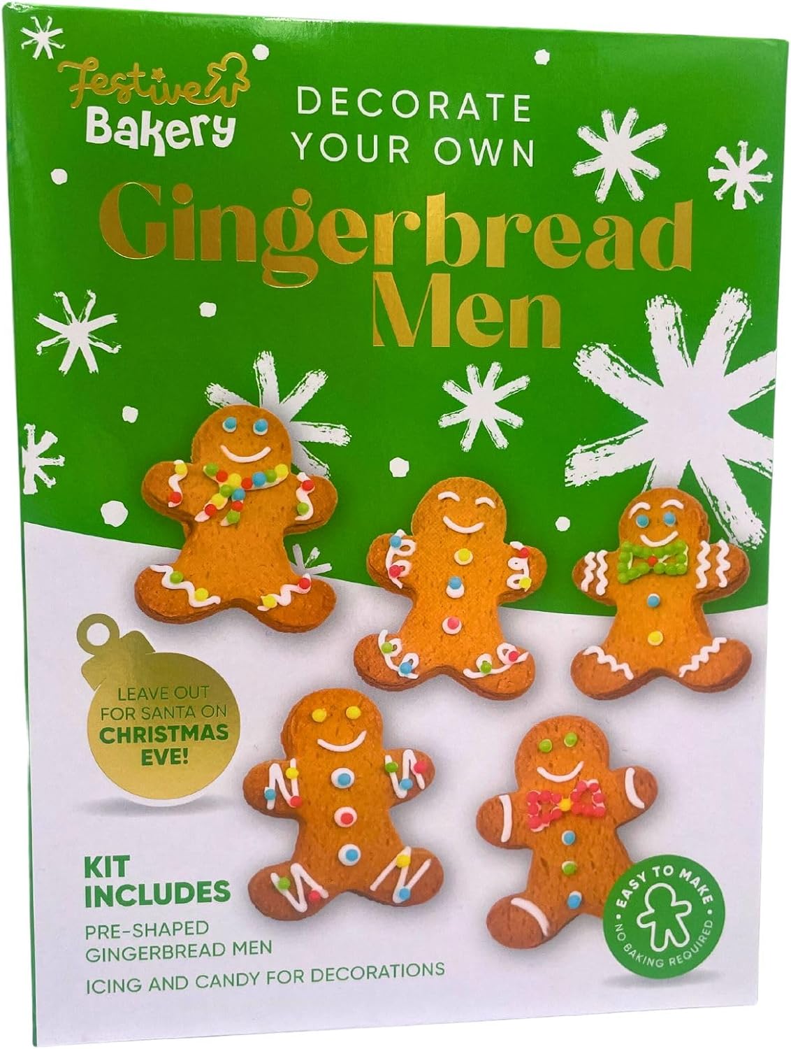 Decorate Your Own Gingerbread Men 139g - Easy To Make - No Baking ...
