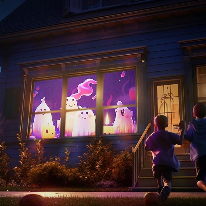 Amazon.com: Prank Halloween Hologram Projector Screen Enhance Your ...