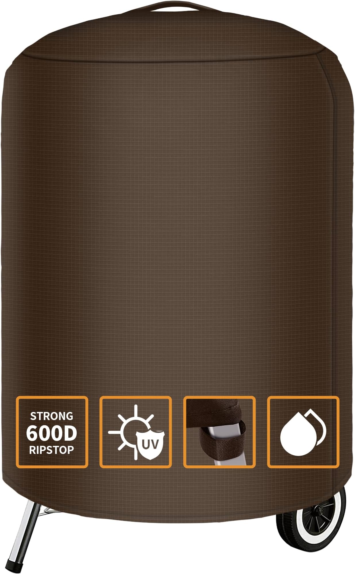 Amazon.com : NEXCOVER Kettle Grill Cover | 26.5 Inch Charcoal BBQ Cover ...