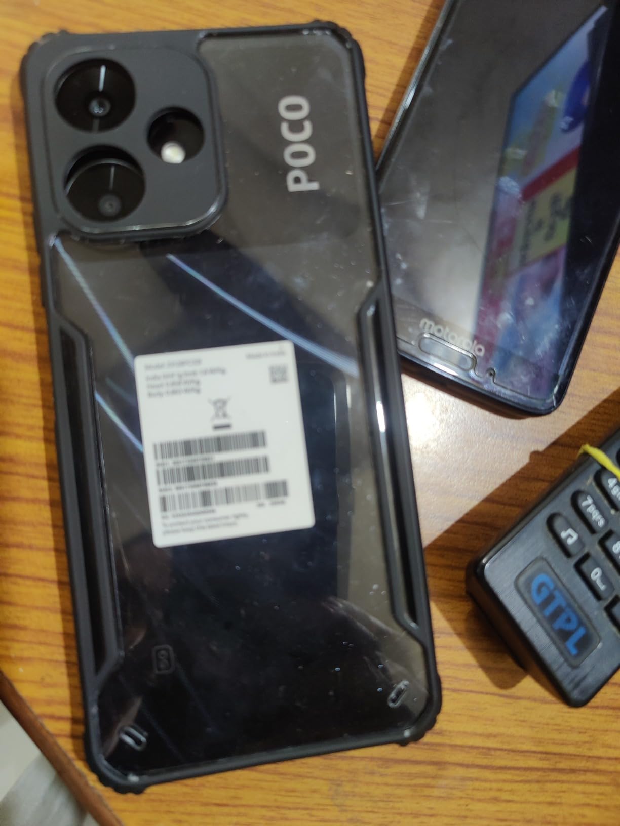 Fashionury Ultra-Hybrid Crystal Clear Back Cover for Poco M6 Pro 5G ...