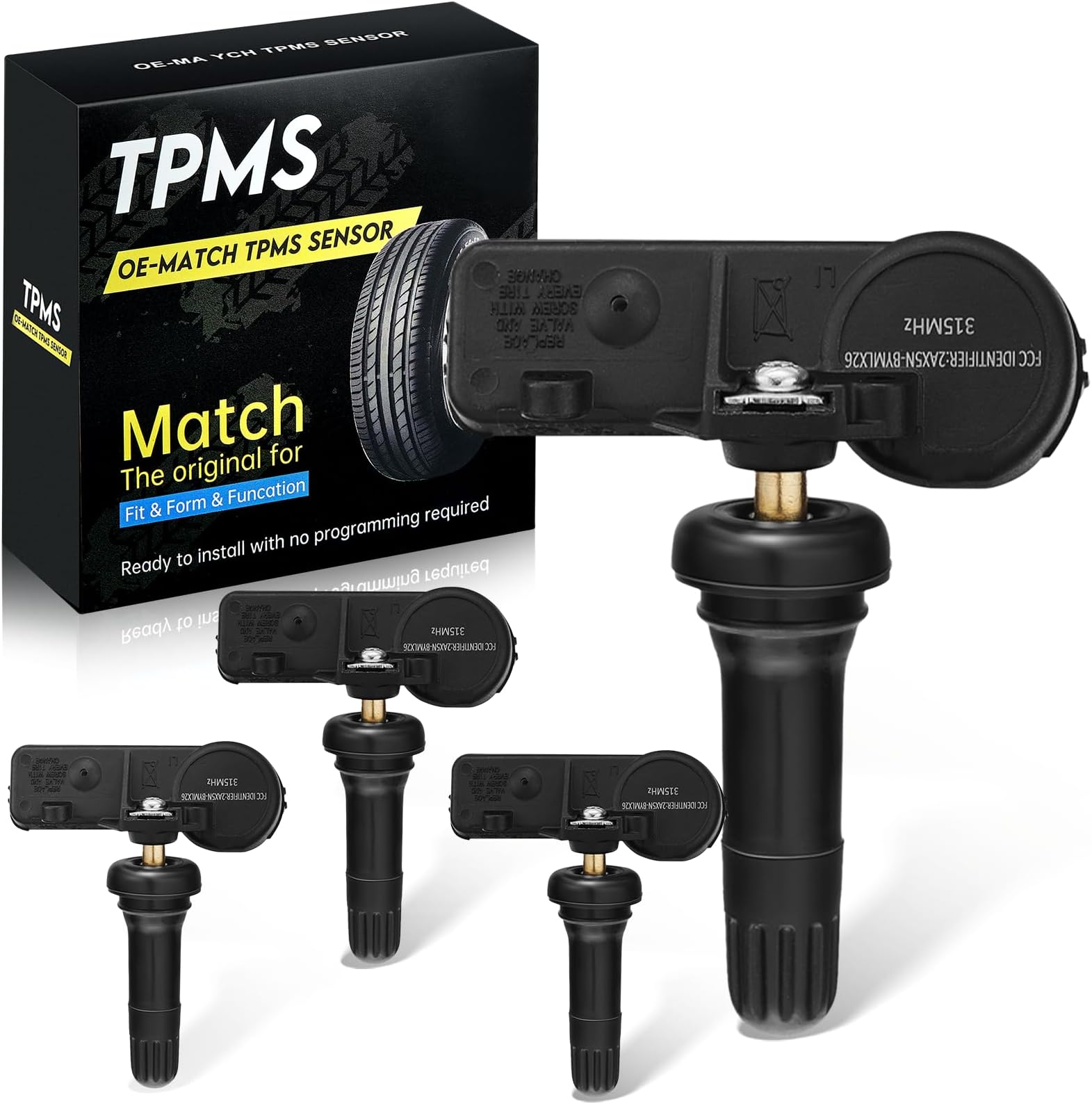 Amazon.com: 315MHz TPMS Sensor, Tire Pressure Monitoring System Sensor ...