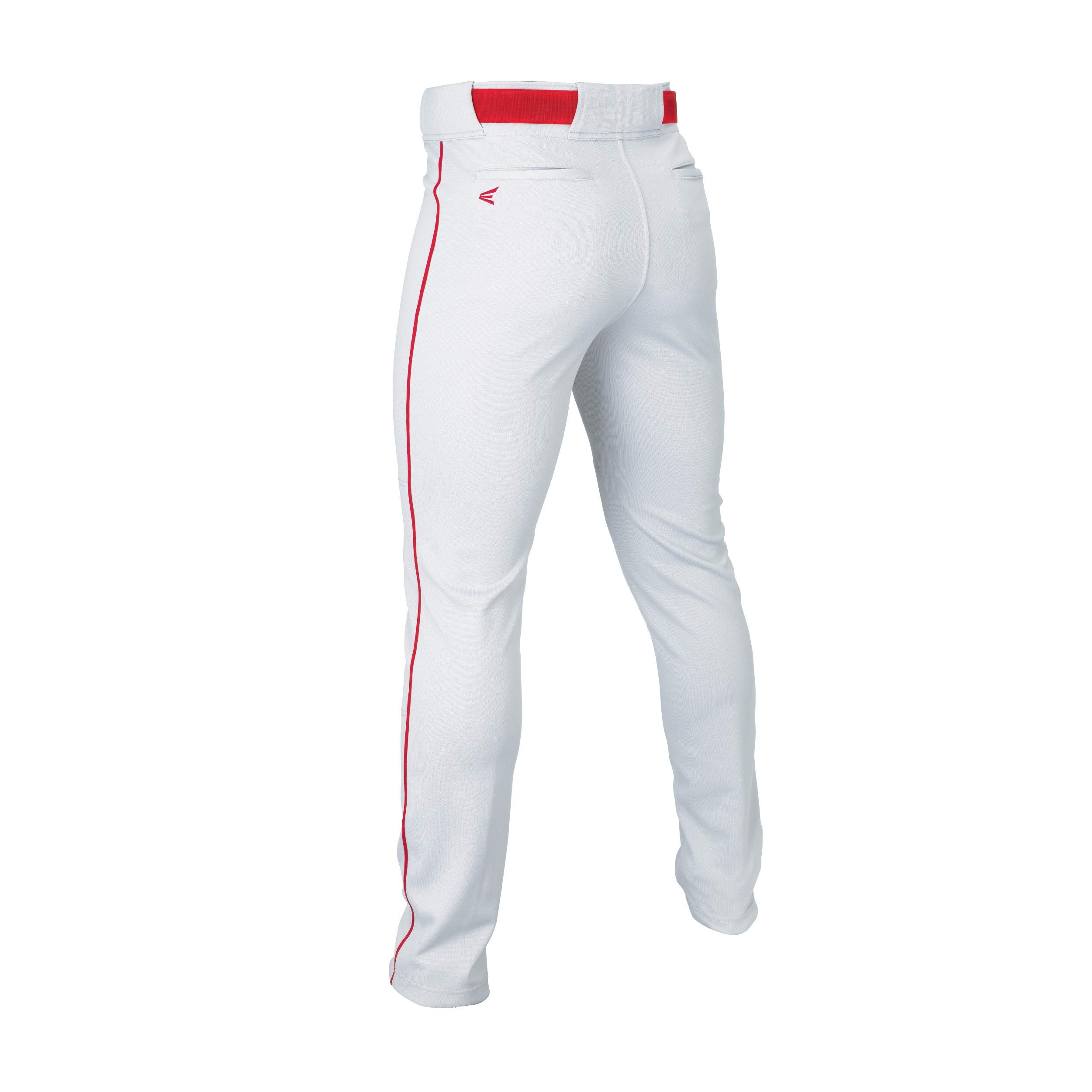 Snapklik.com : RIVAL+ Piped Baseball Pant White/Red Adult XXLarge