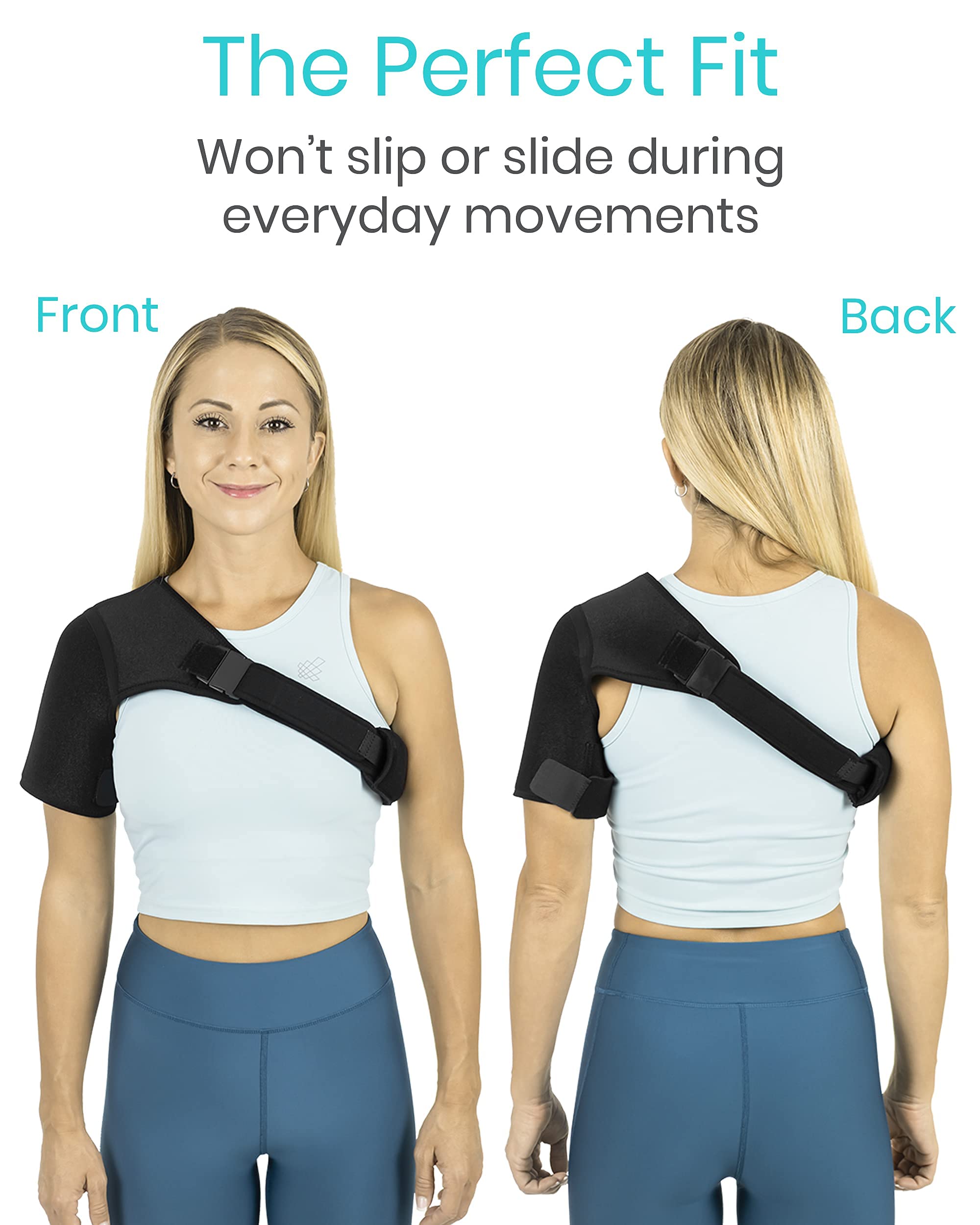 Buy Vive Shoulder Brace - Rotator Cuff Compression Support - Men, Women ...