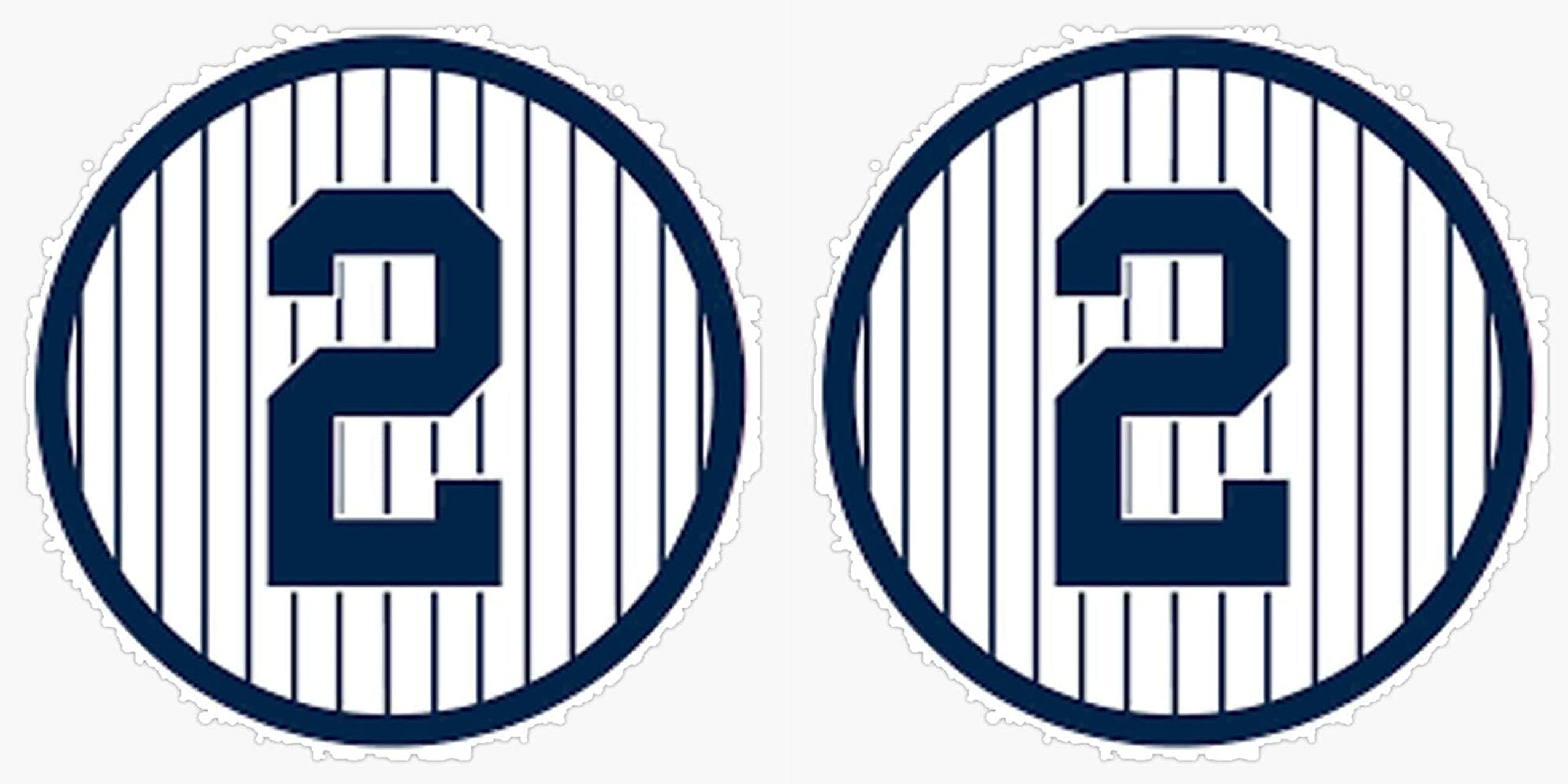 Amazon.com - Derek Jeter - Number 2 Vinyl Waterproof Sticker Decal Car ...