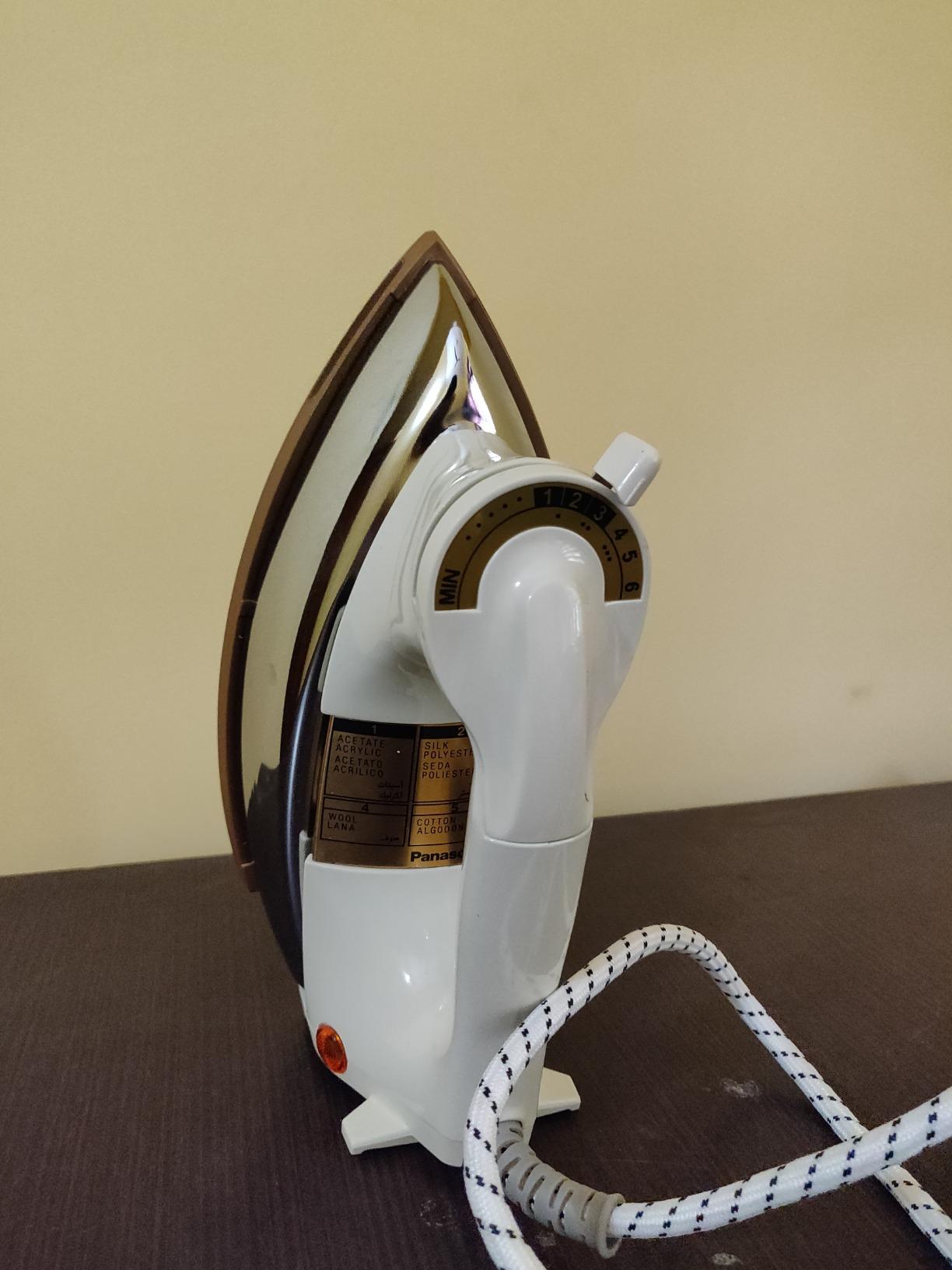 Buy Panasonic heavy weight iron (made in japan with deluxe metal cover ...