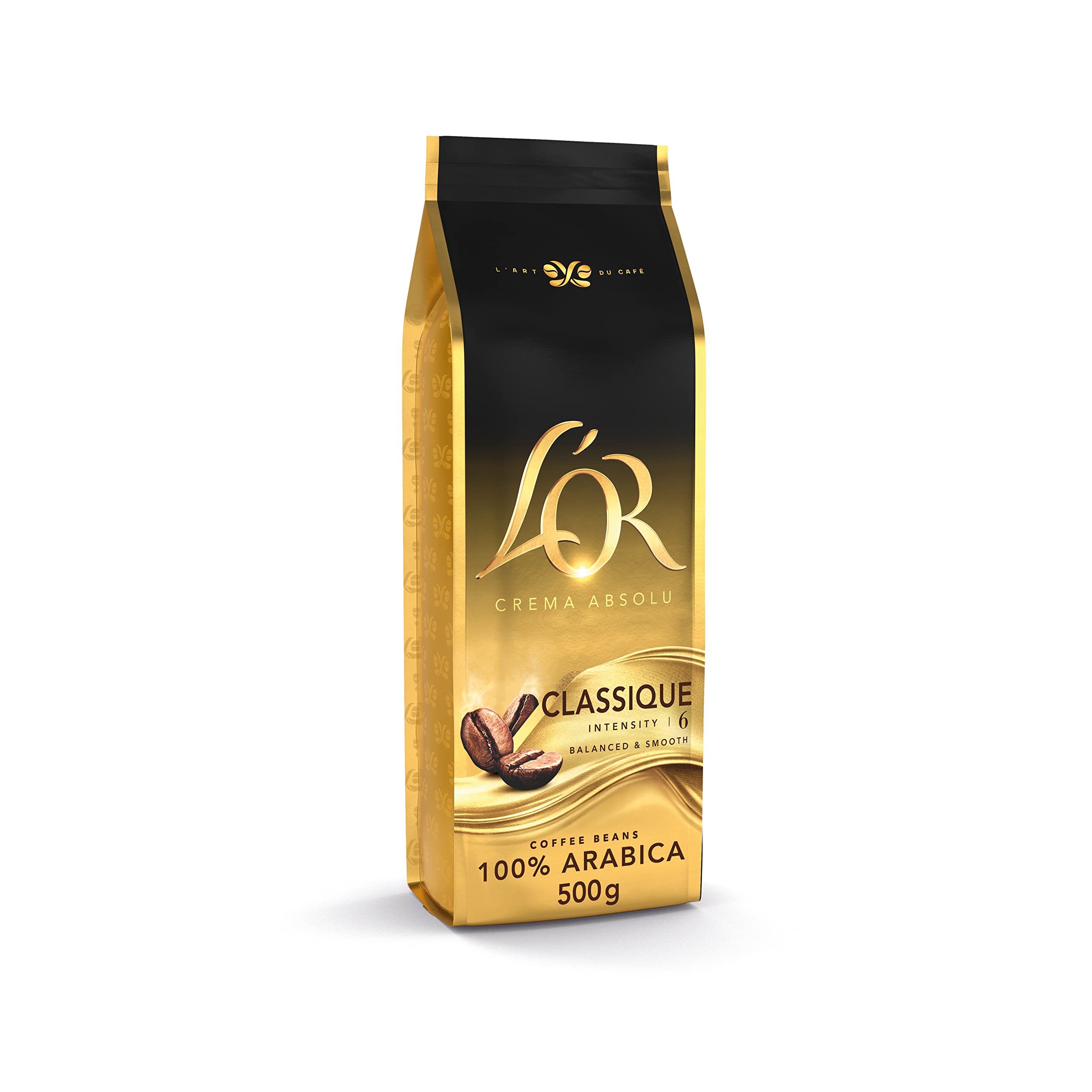 L'OR Crema Absolu Classique Coffee Beans 500g Intensity 6 : Amazon.co ...