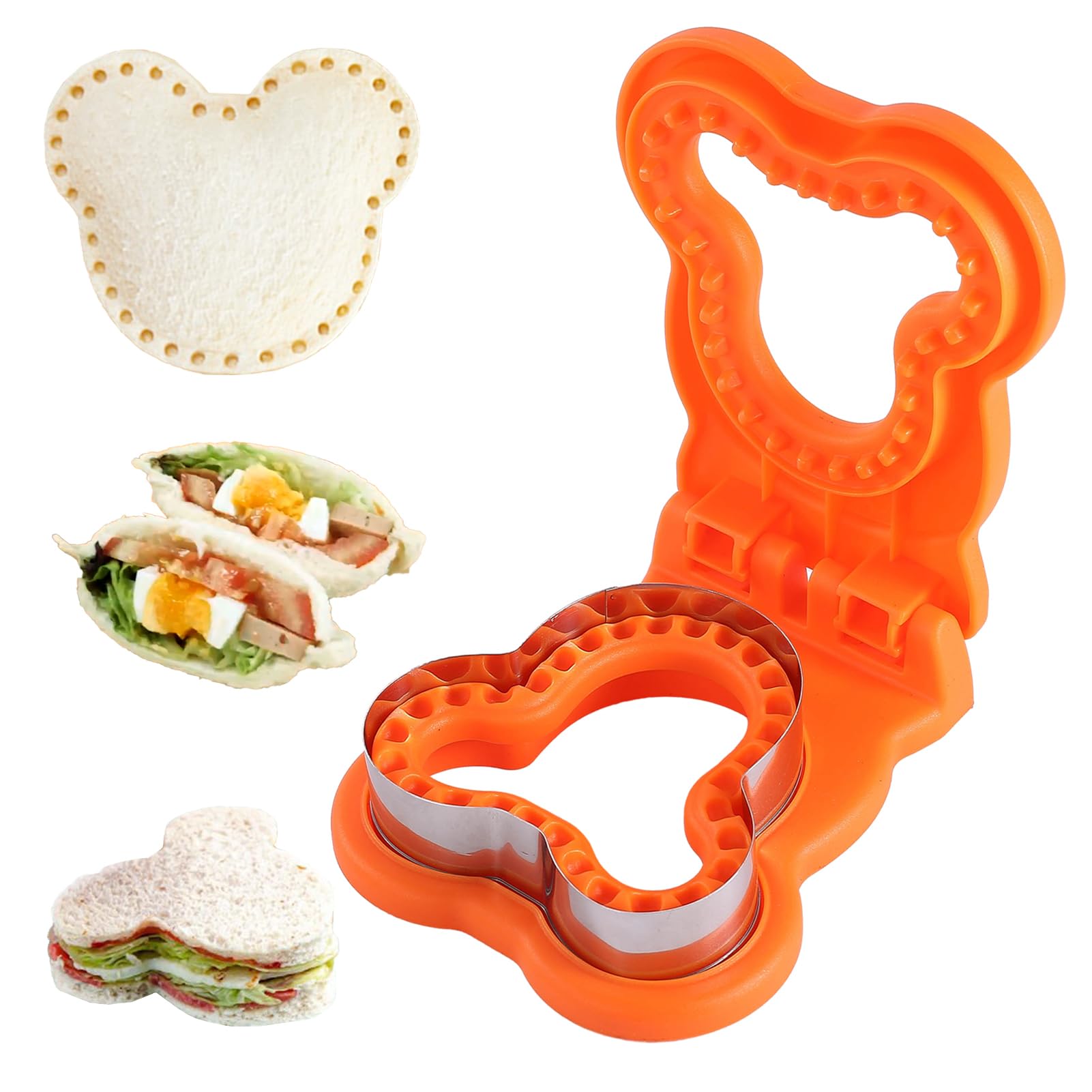 Amazon.com: Sandwich Cutter and Sealer, Mouse Sandwich Pocket Maker ...