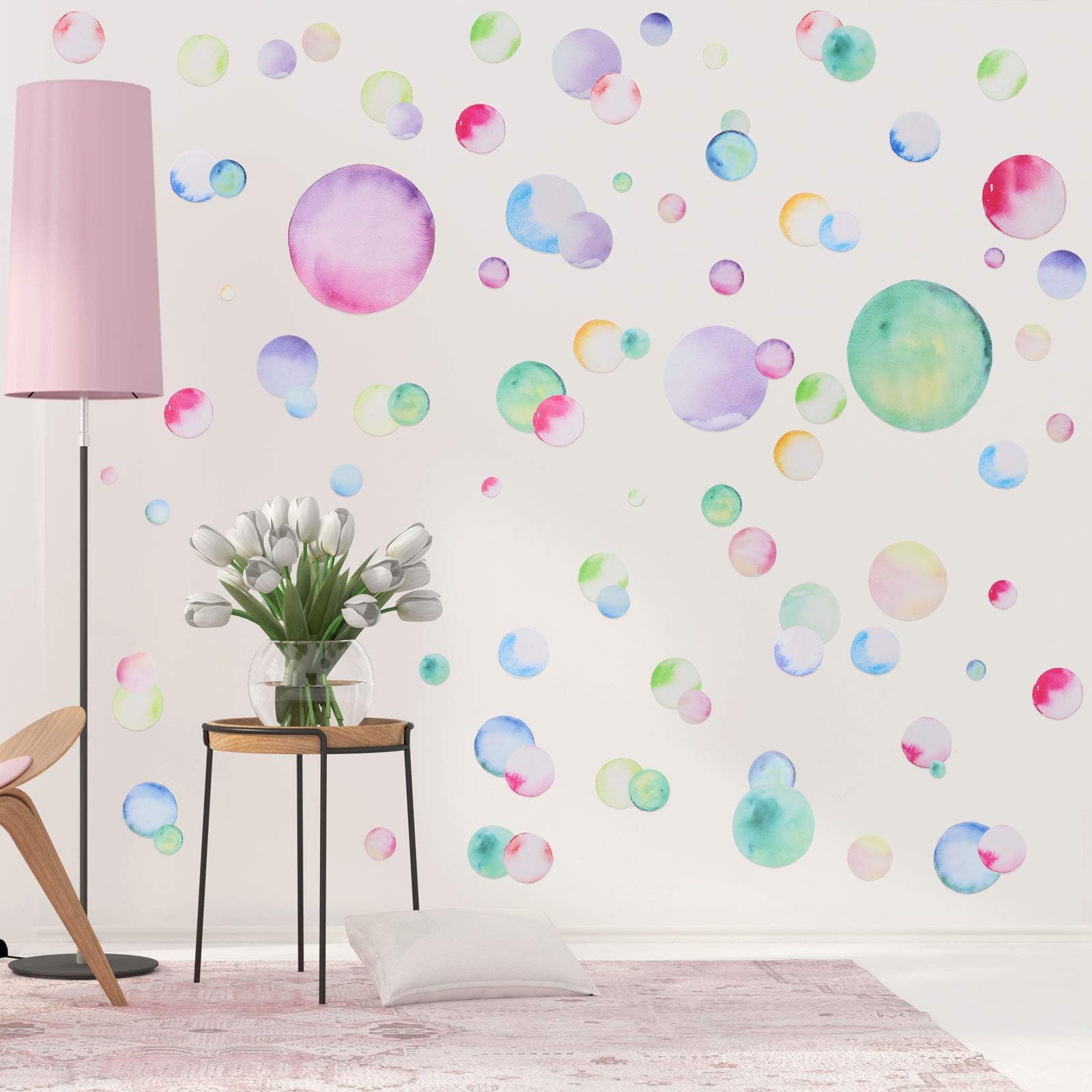 Amazon.com: Bubbles Decals (Not Transparent), Peel and Stick ...