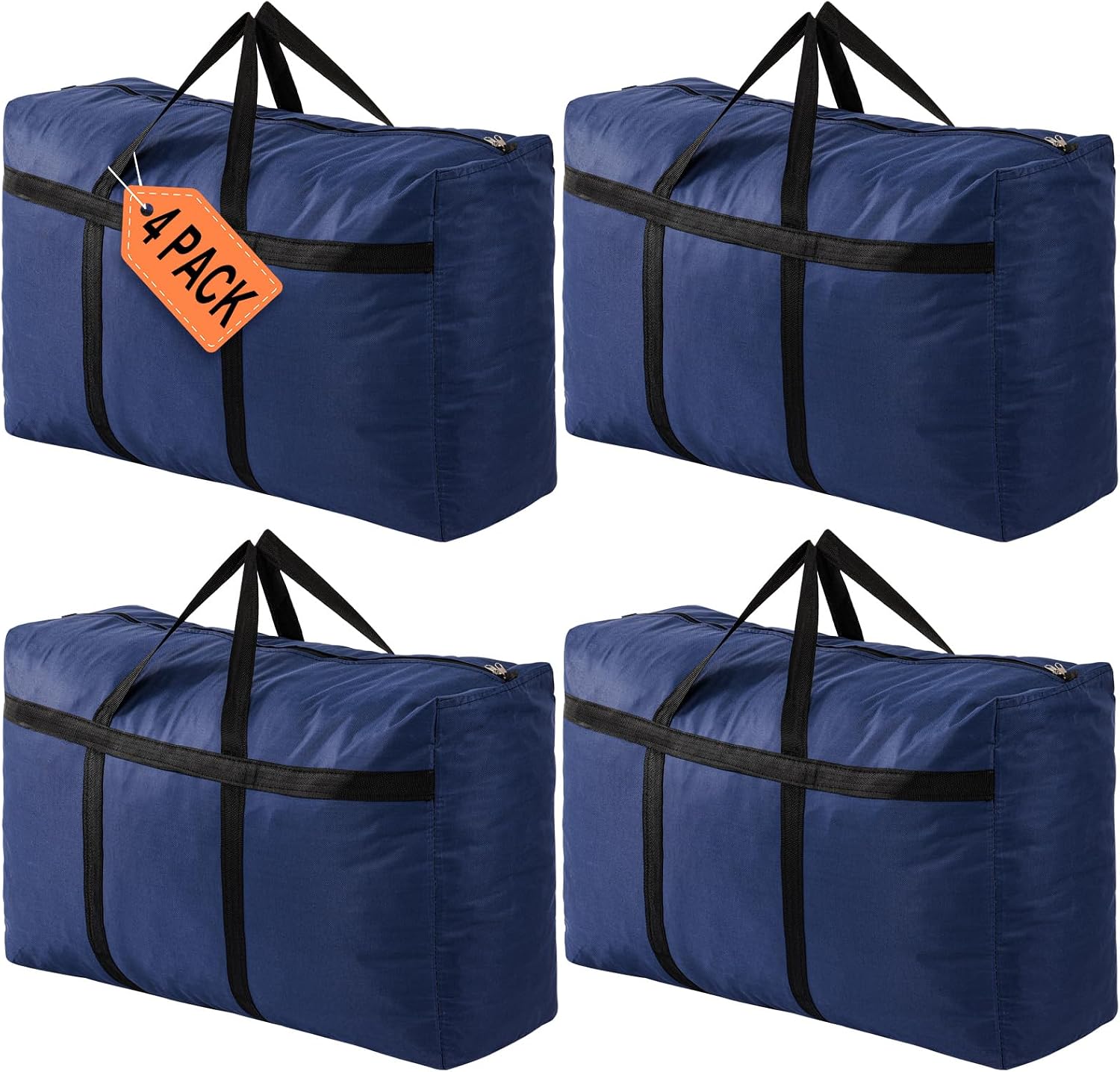 Amazon.com: Large Storage Bags, Extra Large Moving Bags with Zips for ...