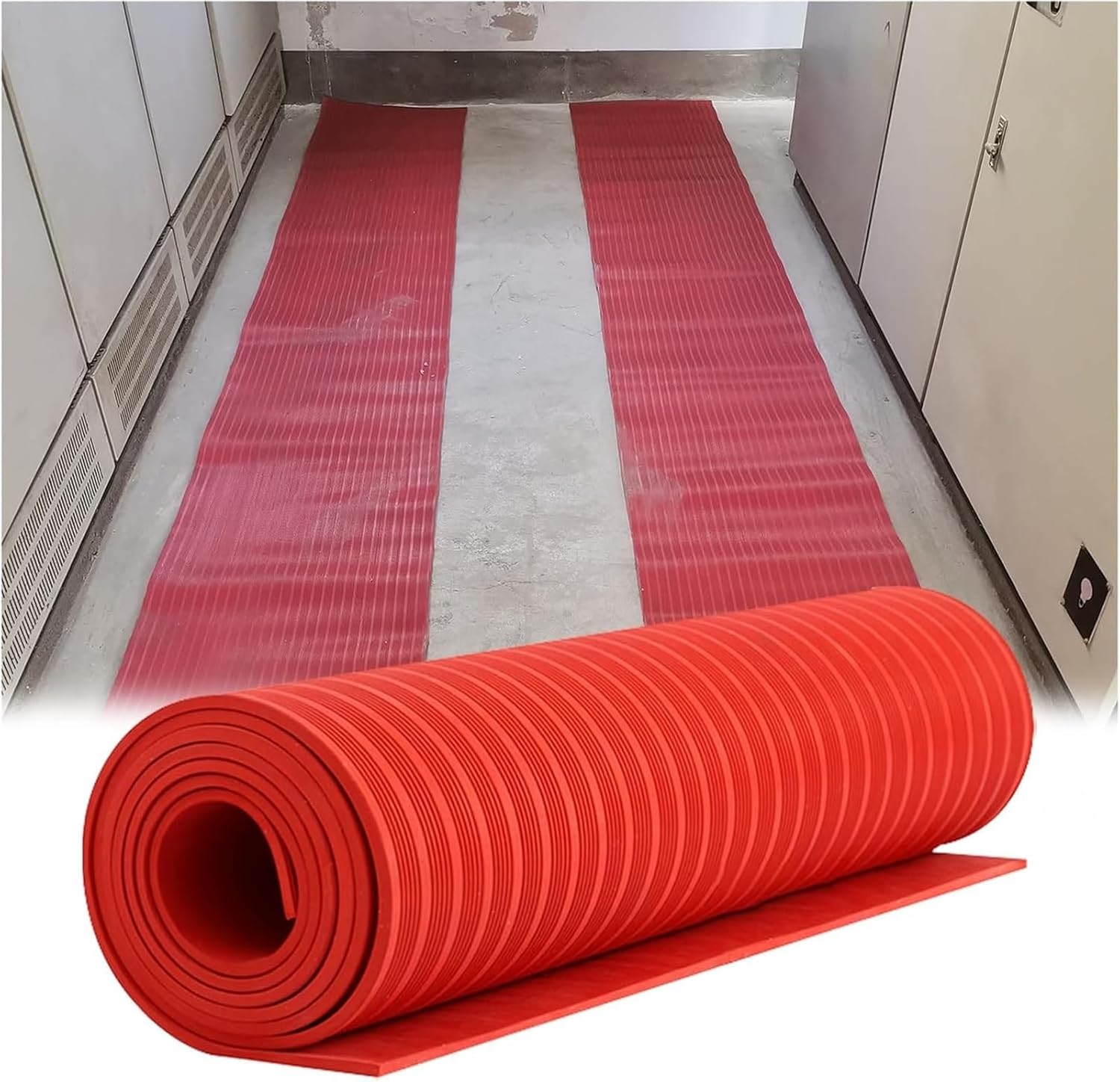 Non-Slip Rubber Electrical Insulating Mat, High Voltage Insulated ...