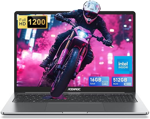 Amazon.com: ACEMAGIC Laptop, Laptop Computer 16 inch FHD Display 16GB ...