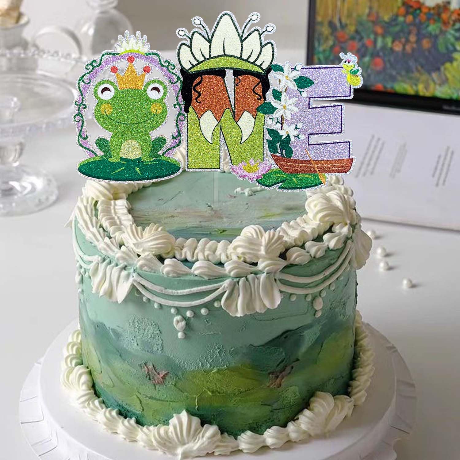 Snapklik.com : Princess Tiana One Cake Topper, Princess And The Frog ...