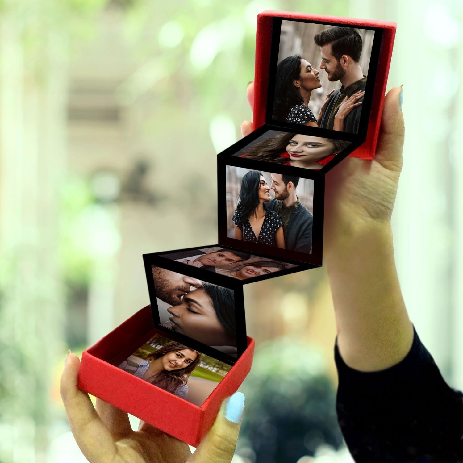 exciting Lives - Personalised Photo Popup Gift Box with 6 Pictures ...