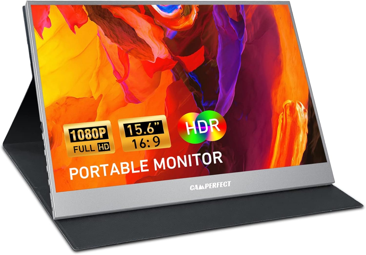 Amazon.com: CAMPERFECT Portable Monitor for Laptop, 15.6 Inch 1080P ...