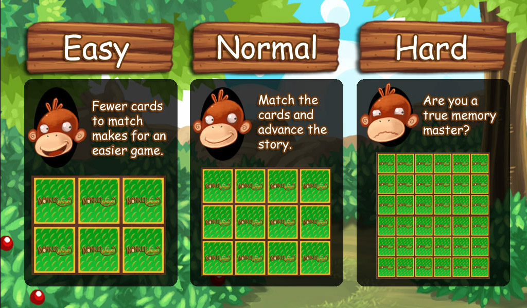 Monkey Memory Match - App on Amazon Appstore