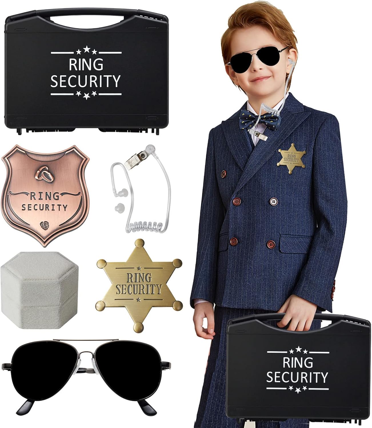 Amazon.com: Newbyst Ring Bearer Security Wedding - Ring Box Gifts for ...