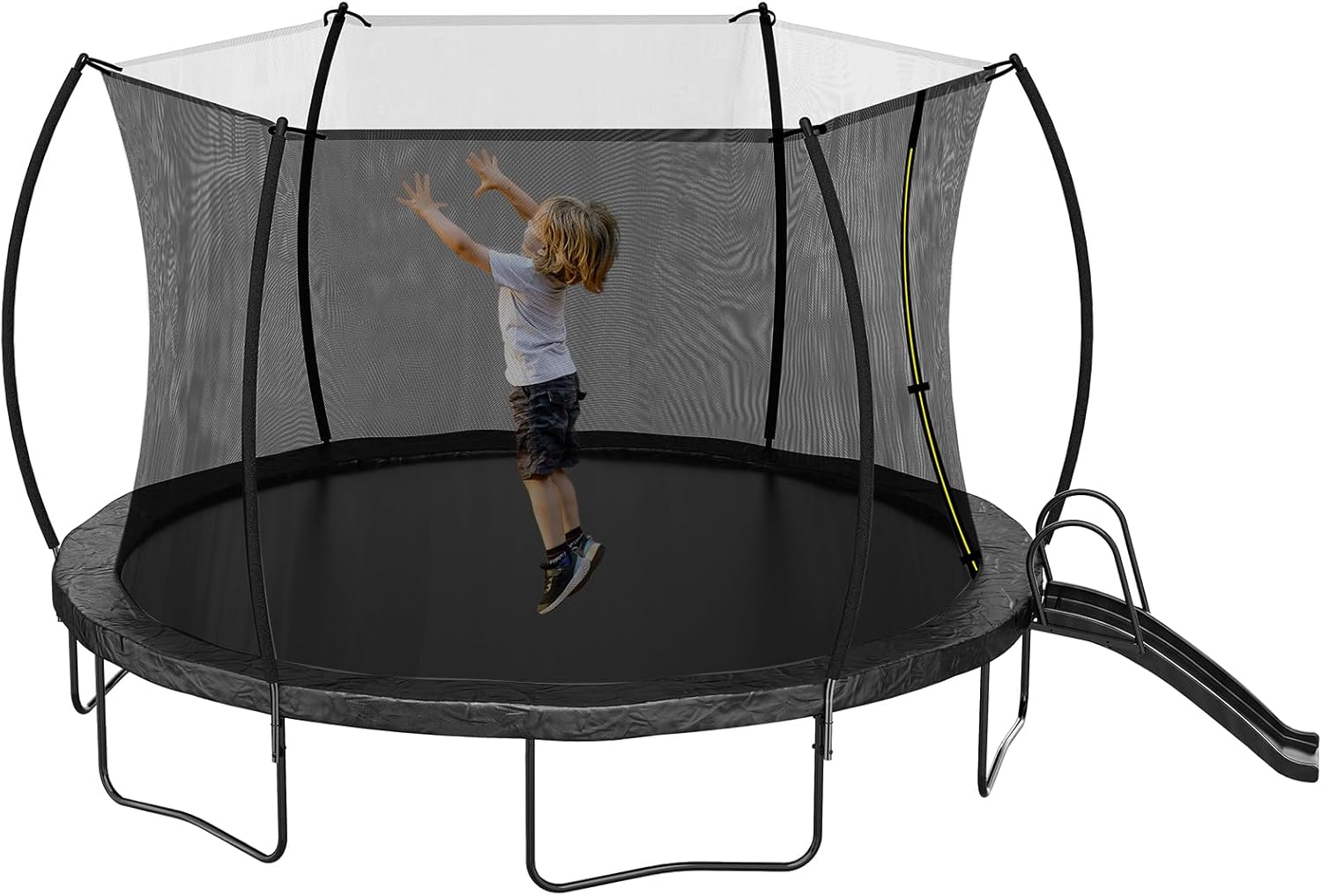 Amazon.com : Roinoim 12FT 14FT 16FT Trampoline with Slide, Ladder and ...