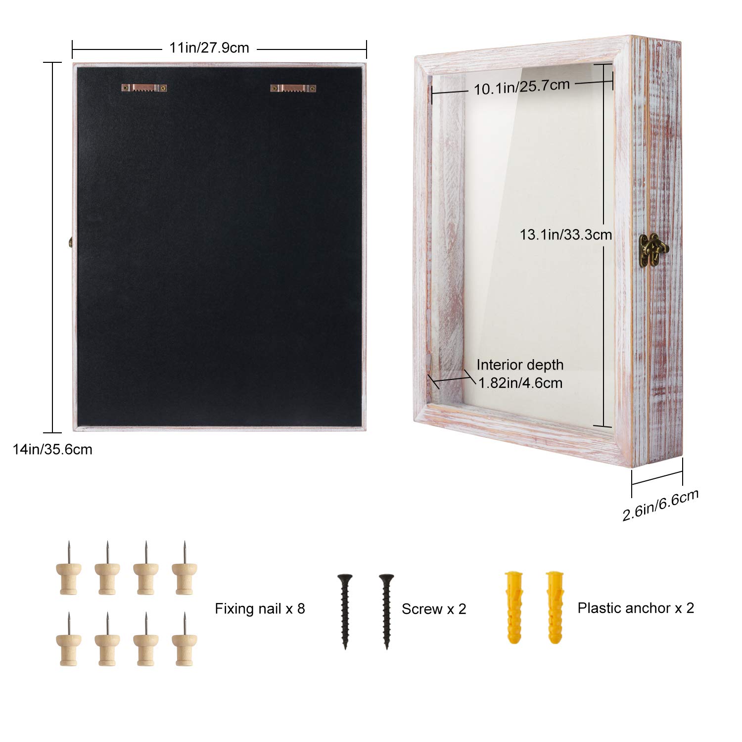 TJ.MOREE Flowers Shadow Box Display Case 11 x 14 Large Shadow Box Frame ...