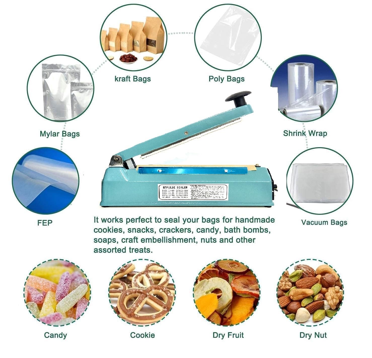 Pack Plus Hand Sealing Machine 12 inch Aluminium Body Copper ...