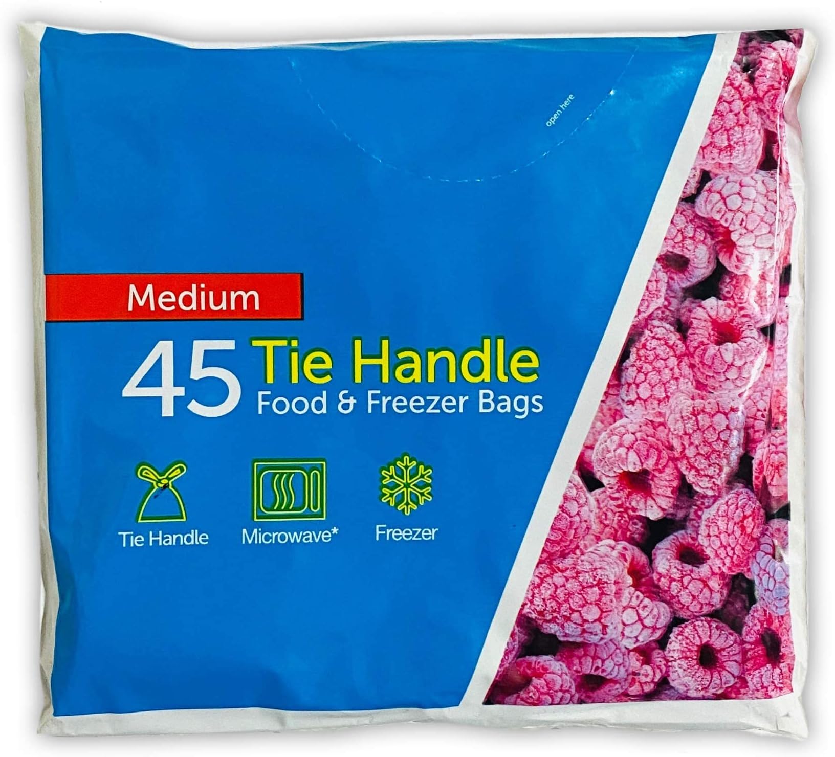 Food & Freezer Bags with tie Handles.- 100 Pack : Amazon.co.uk: Home ...