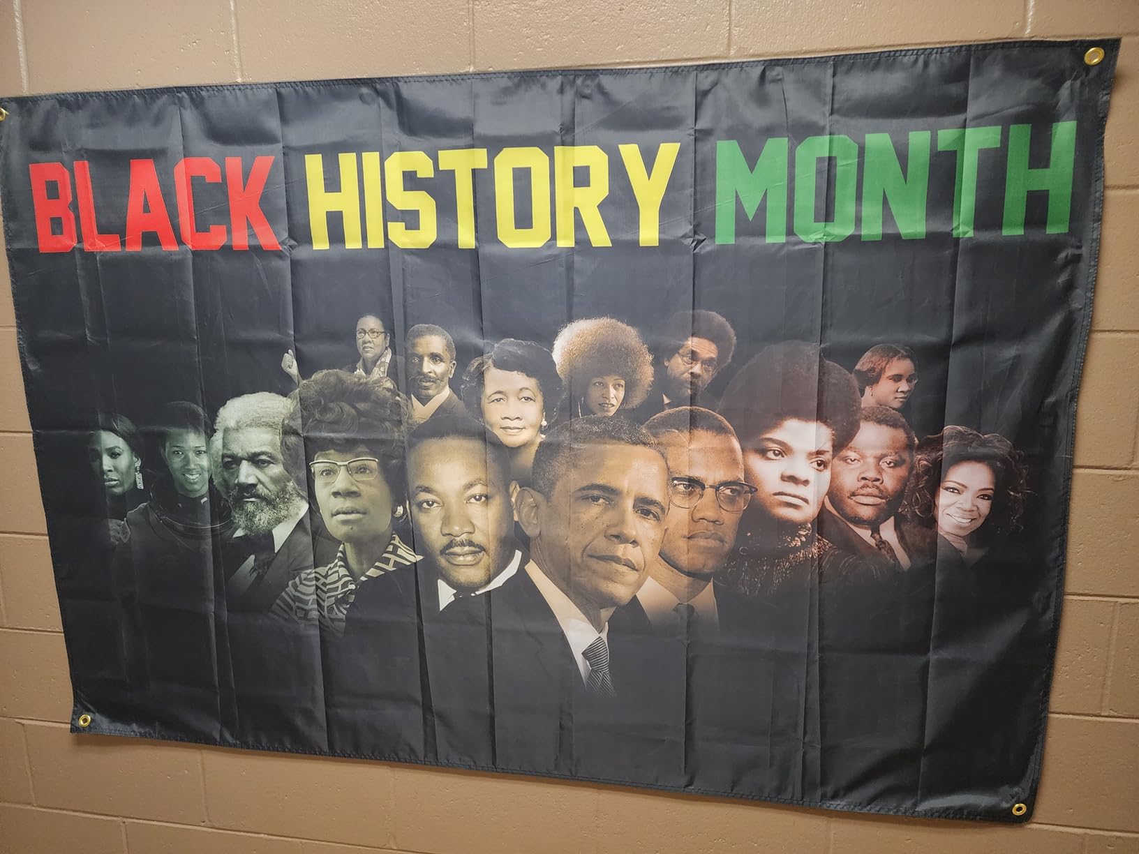 Amazon.com: Arosche Large Black History Month Banner 72" x 48 ...