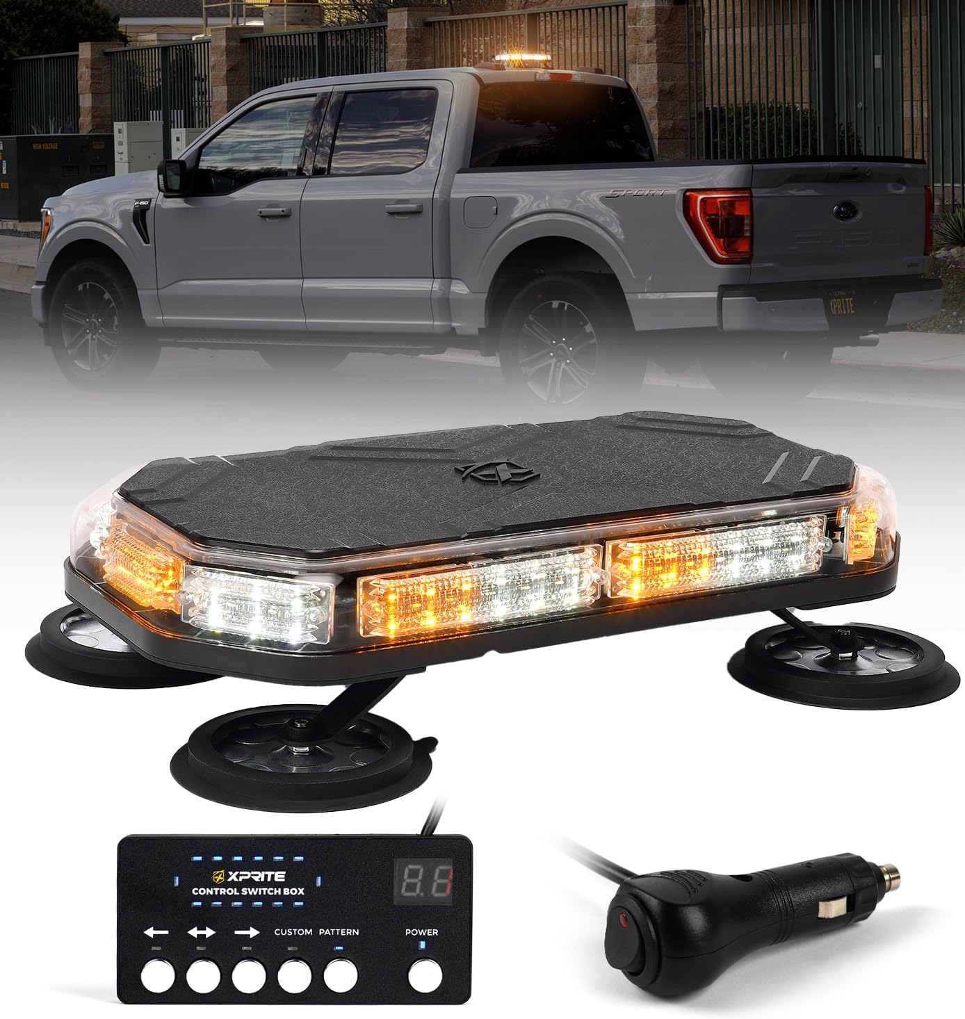 Amazon.com: LINKITOM Rooftop LED Strobe Lights -72 LED High Intensity ...
