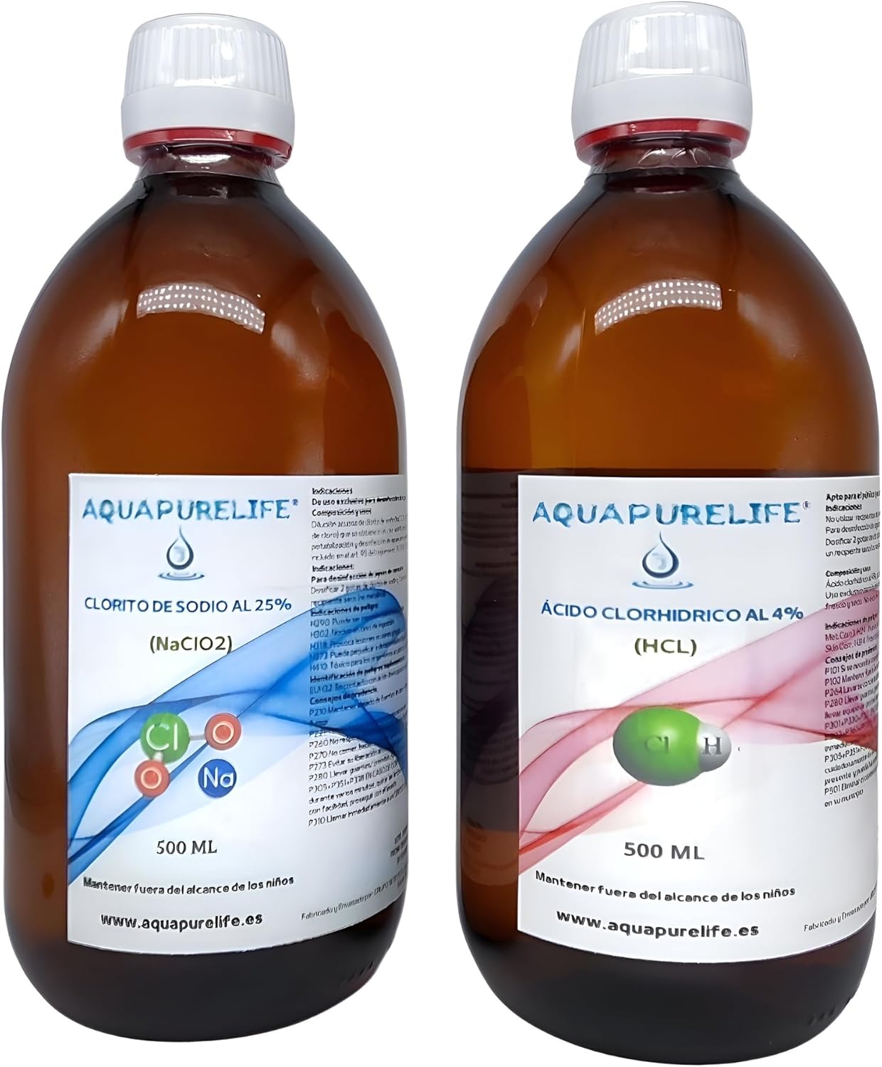 AQUAPURELIFE Chlorine Dioxide Production Kit CDS|Composed of a Bottle ...