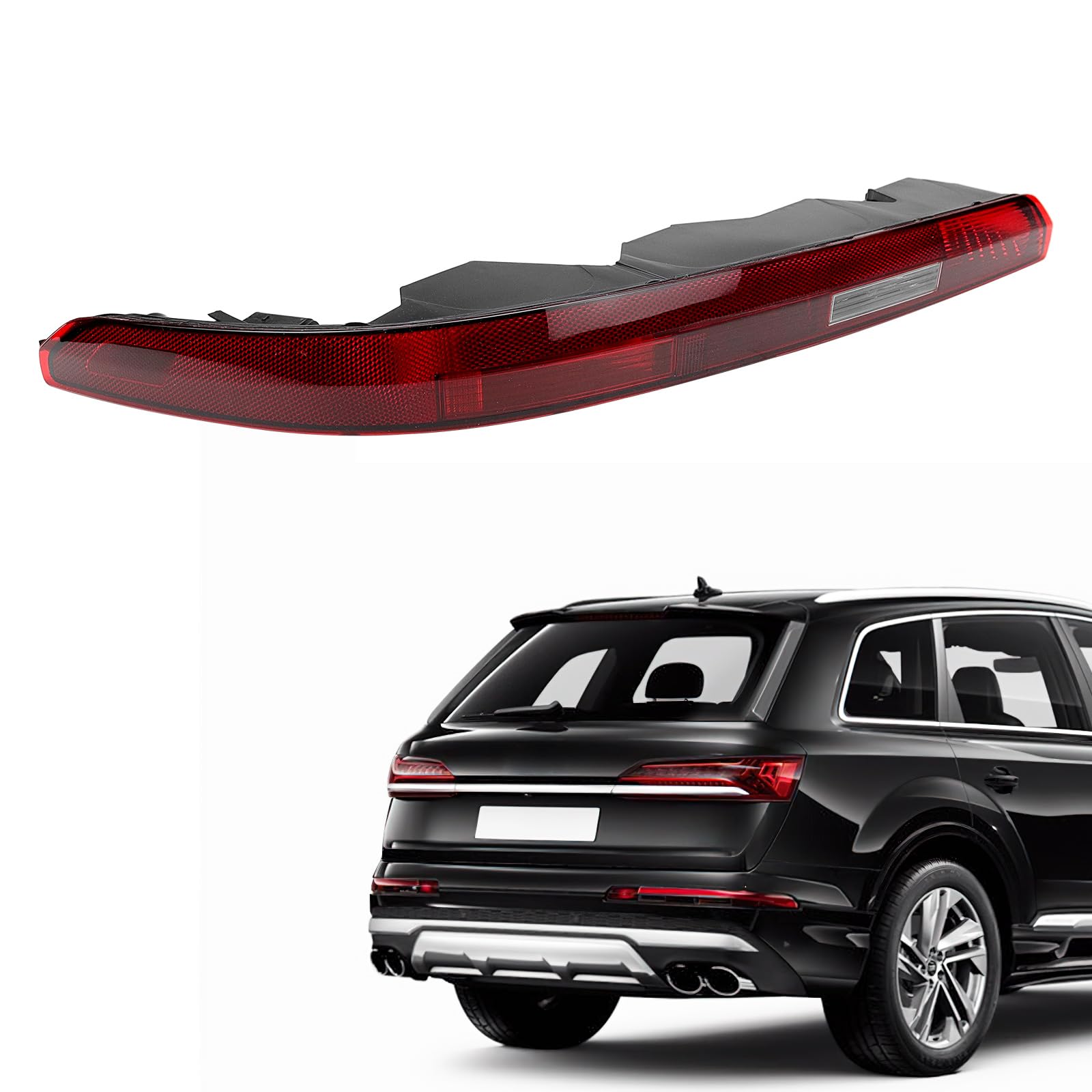 FEXON Left Driver Side Rear Bumper Reflector Tail Light Fog Lamp ...