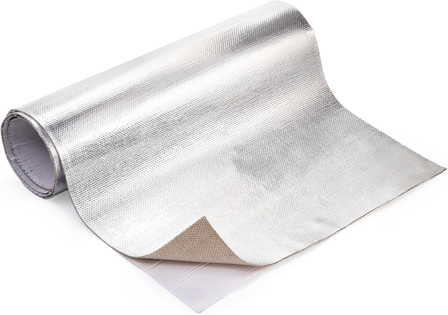 ZENFUN Aluminized Heat Shield Mat, 12'' × 47'' Fiberglass Thermal ...