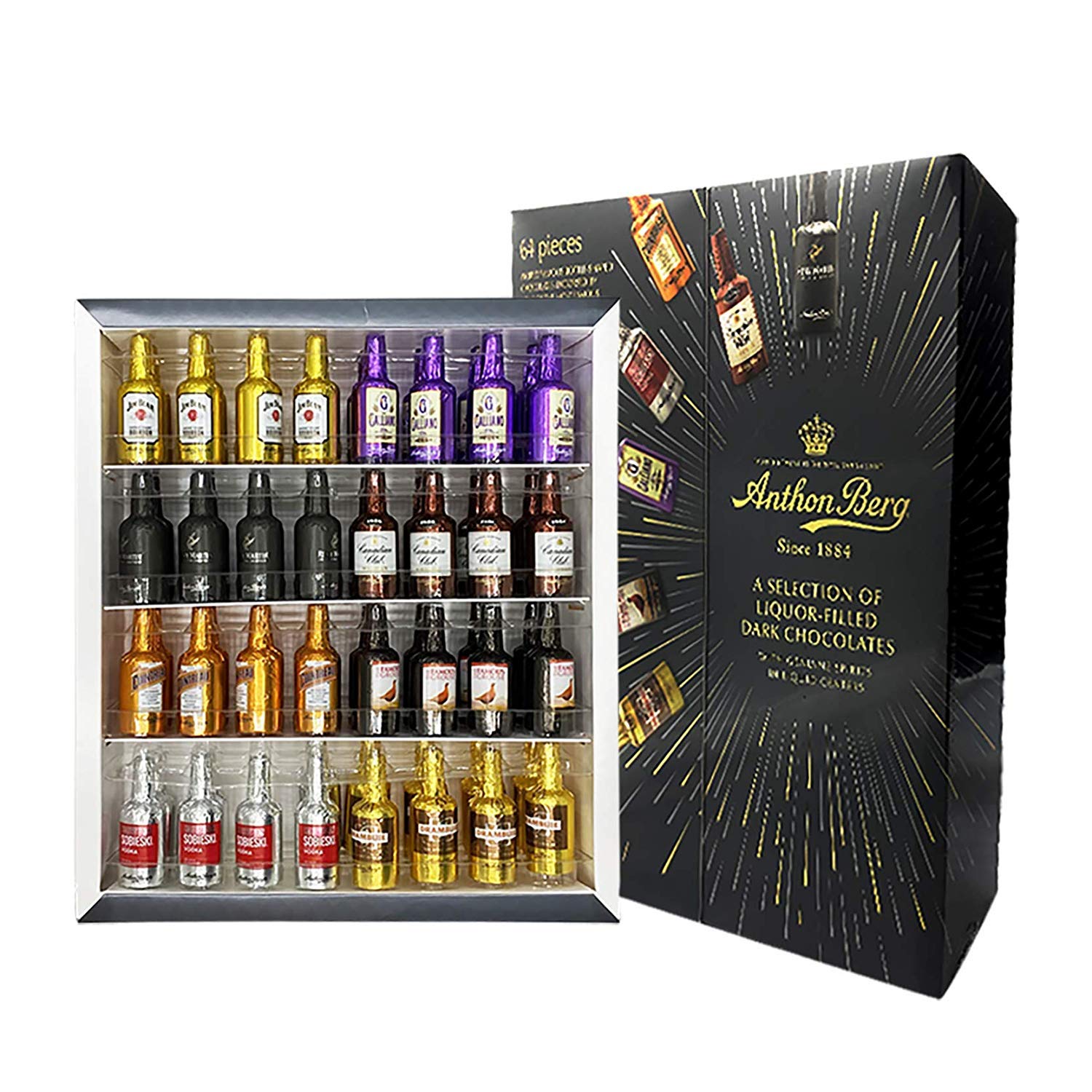 Anthon Berg Liqueurs-Filled Dark Chocolate with Genuine Original ...