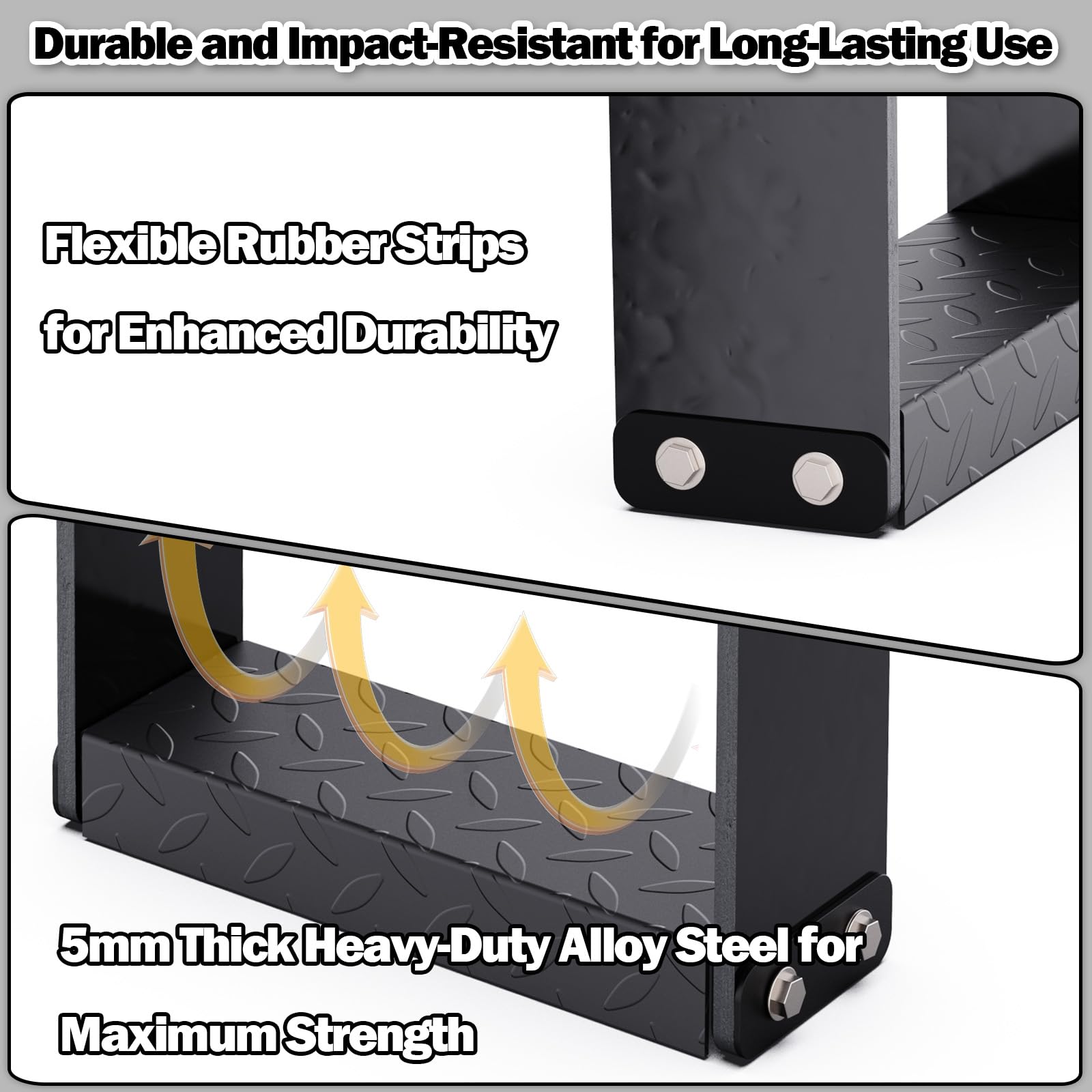 Snapklik.com : Truck Step, Universal Heavy-Duty Tall Flexible Step For ...