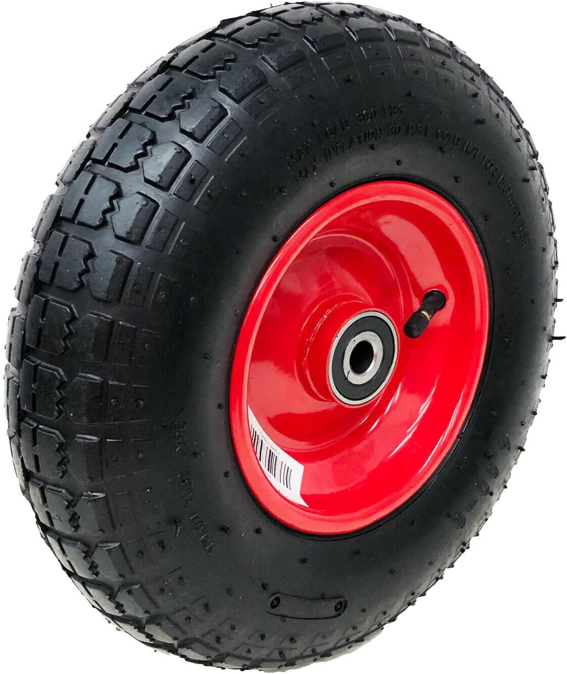 13" Solid Wheels Upgrade - Puncture Proof 13x3 3.00-8 Wheelbarrow Tyres ...