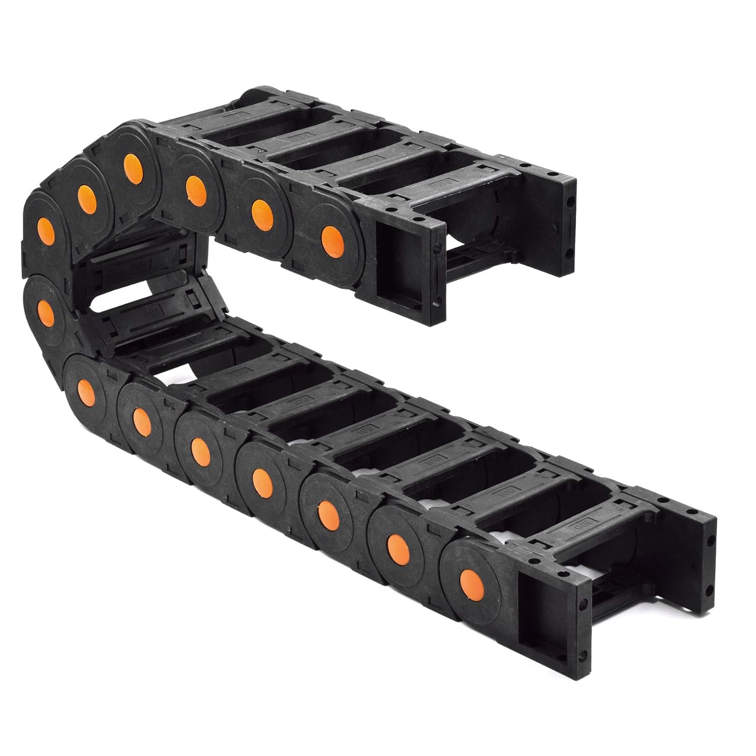 Plastic Drag Chain Cable Carrier Open Type with End Connectors R150 45 ...