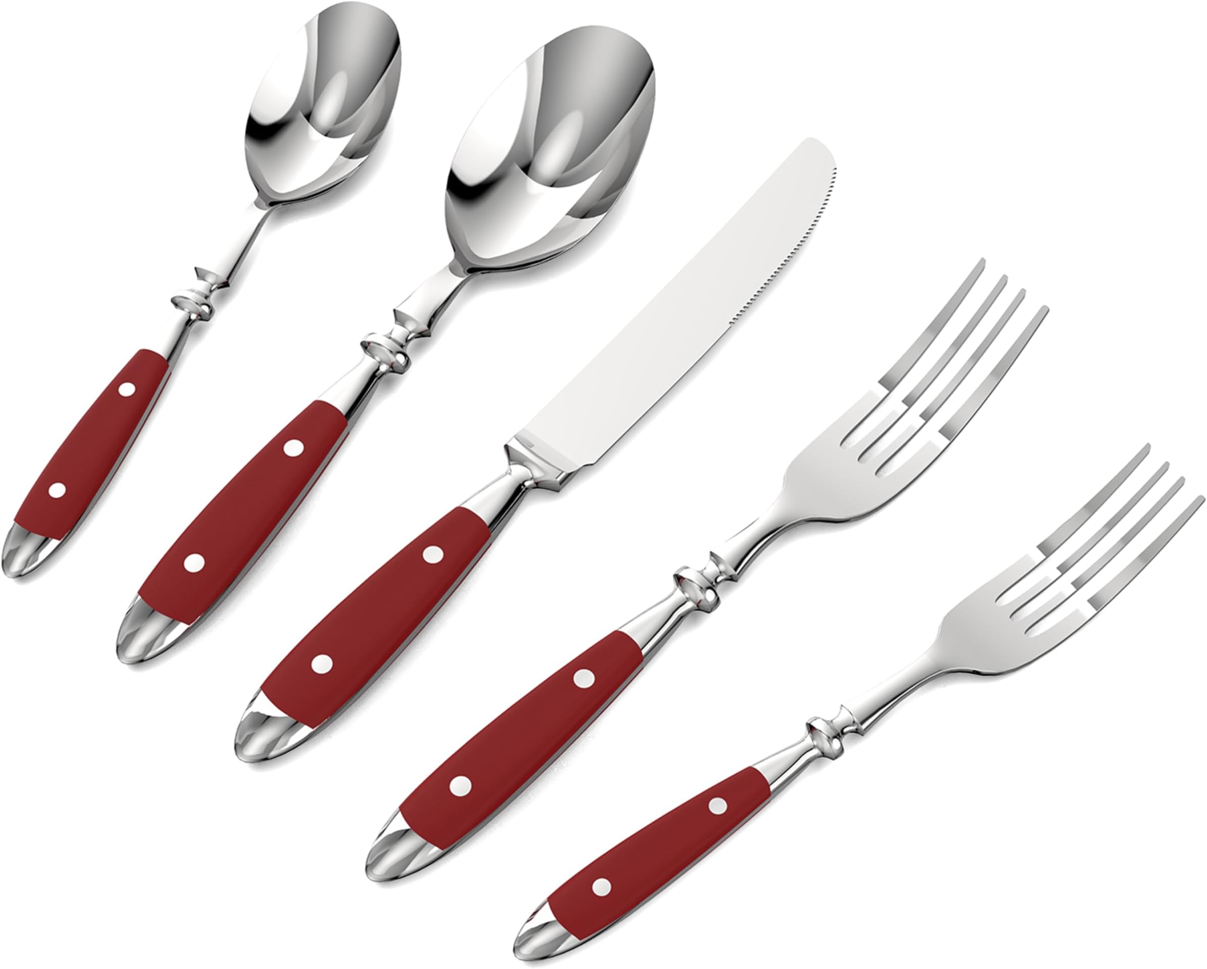 Amazon.com | Ginkgo International Le Prix 20-Piece Stainless Steel ...