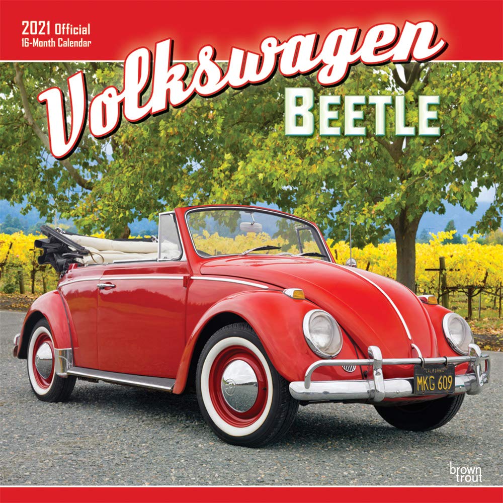 Volkswagen Beetle 2021 Calendar: Browntrout Publishing: 9781975418700 ...