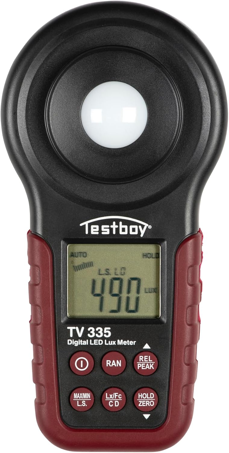 Luxómetro Digital Testboy TV 335 - Amazon.com