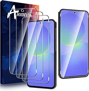 Amazon.com: Anoowkoa 3 Pack Compatible with Samsung Galaxy A36 5G/Galaxy A56 5G/Galaxy S24 FE ...