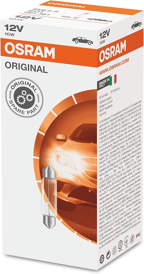 Amazon.com: SYLVANIA 6411 Basic Miniature Bulb, (Contains 10 Bulbs ...
