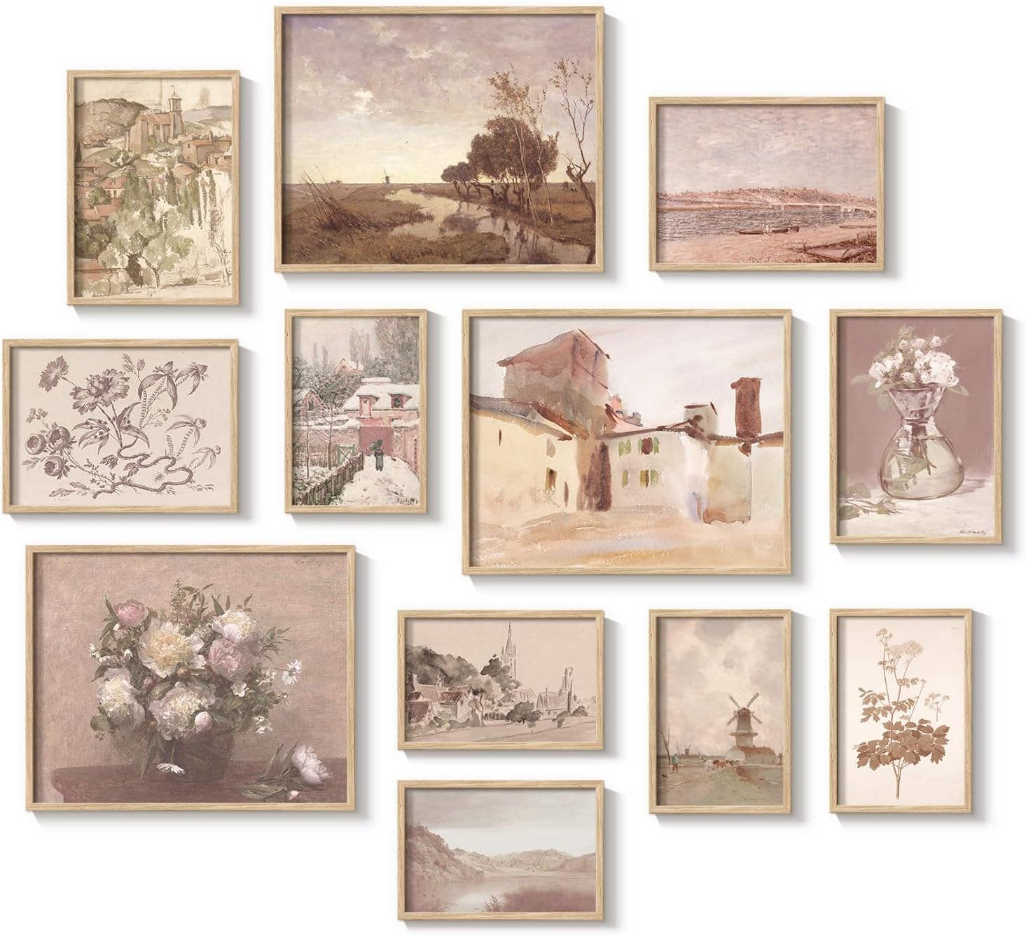 Amazon.com: VAN GOGH ART Vintage French Country Poster Wall Art, Rustic ...