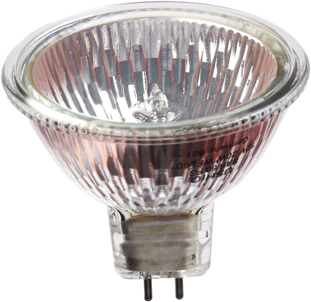 Ushio 1000004-20 Watt Halogen Light Bulb - MR16 - Eurostar - BAB Wide ...
