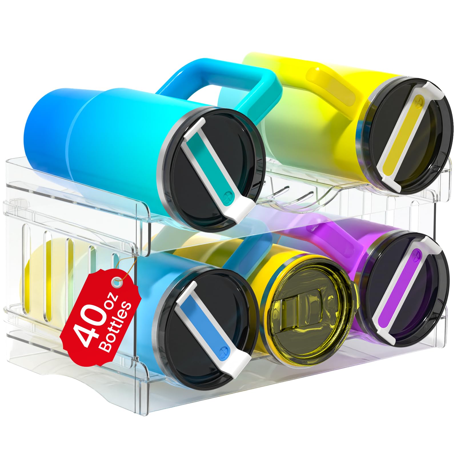 Amazon.com - Water Bottle Organizer for Stanley 40oz Tumbler with ...