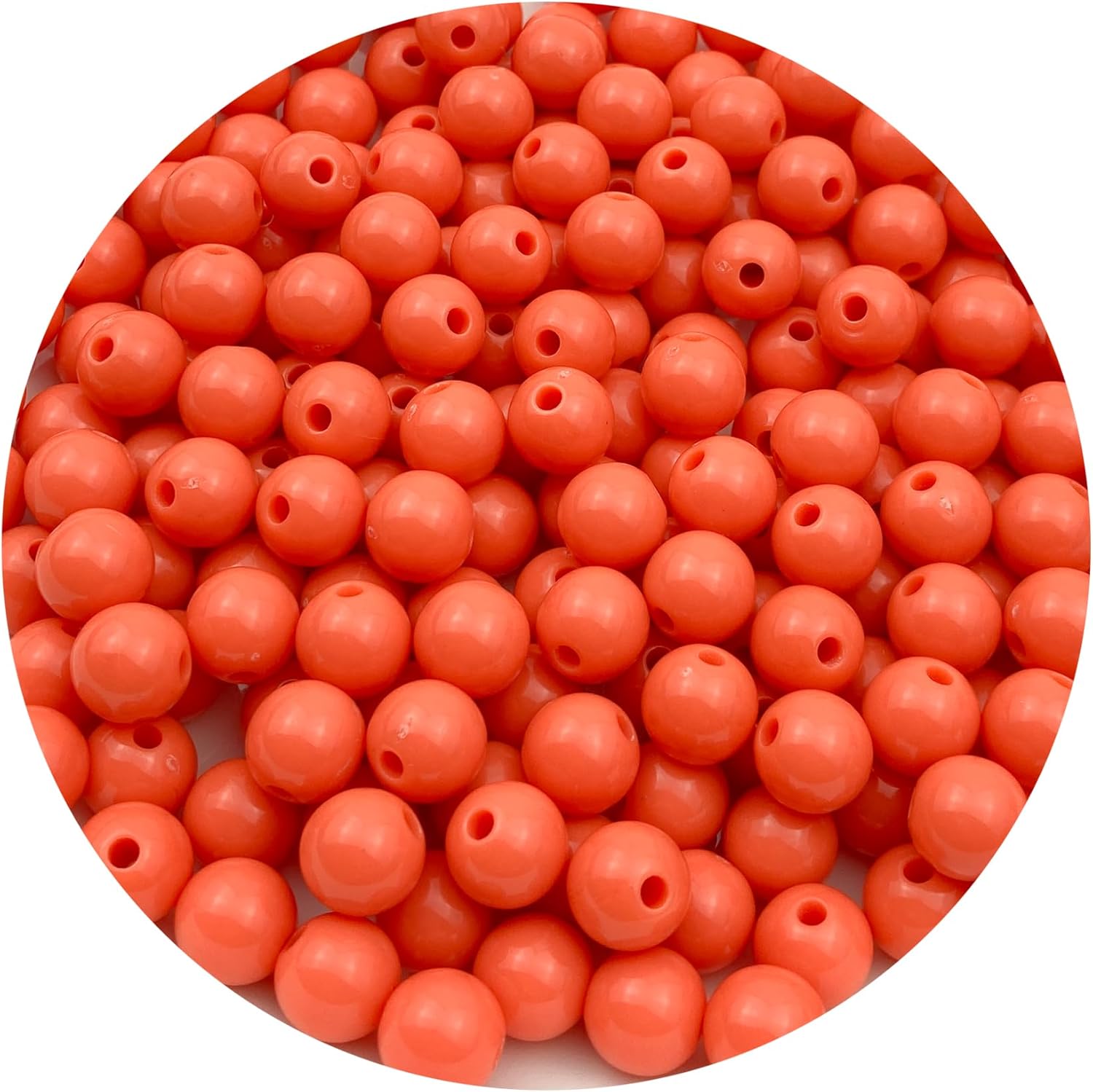 Amazon.com: Daiyifiy 400Pcs 8MM Acrylic Round Pastel Beads Candy Color ...