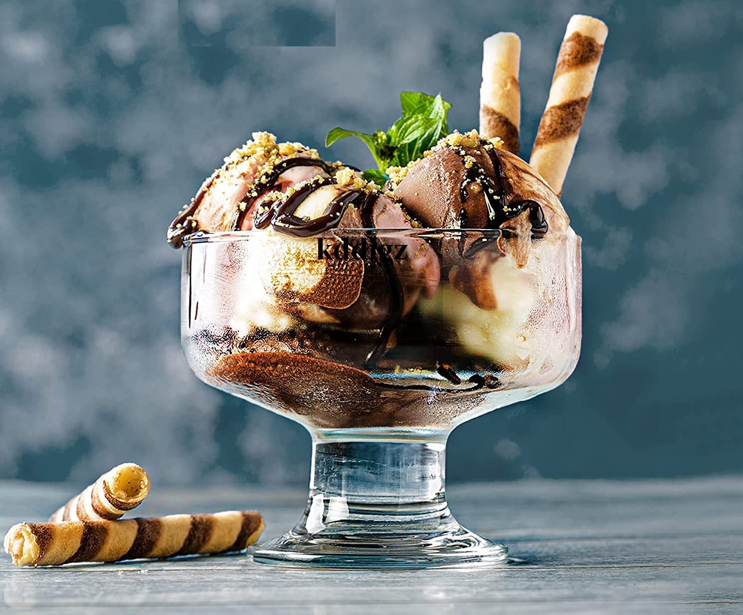 Buy TARISSA Glass Dessert Bowl Set of 6, 190ML, Glass ice Cream Cups ...