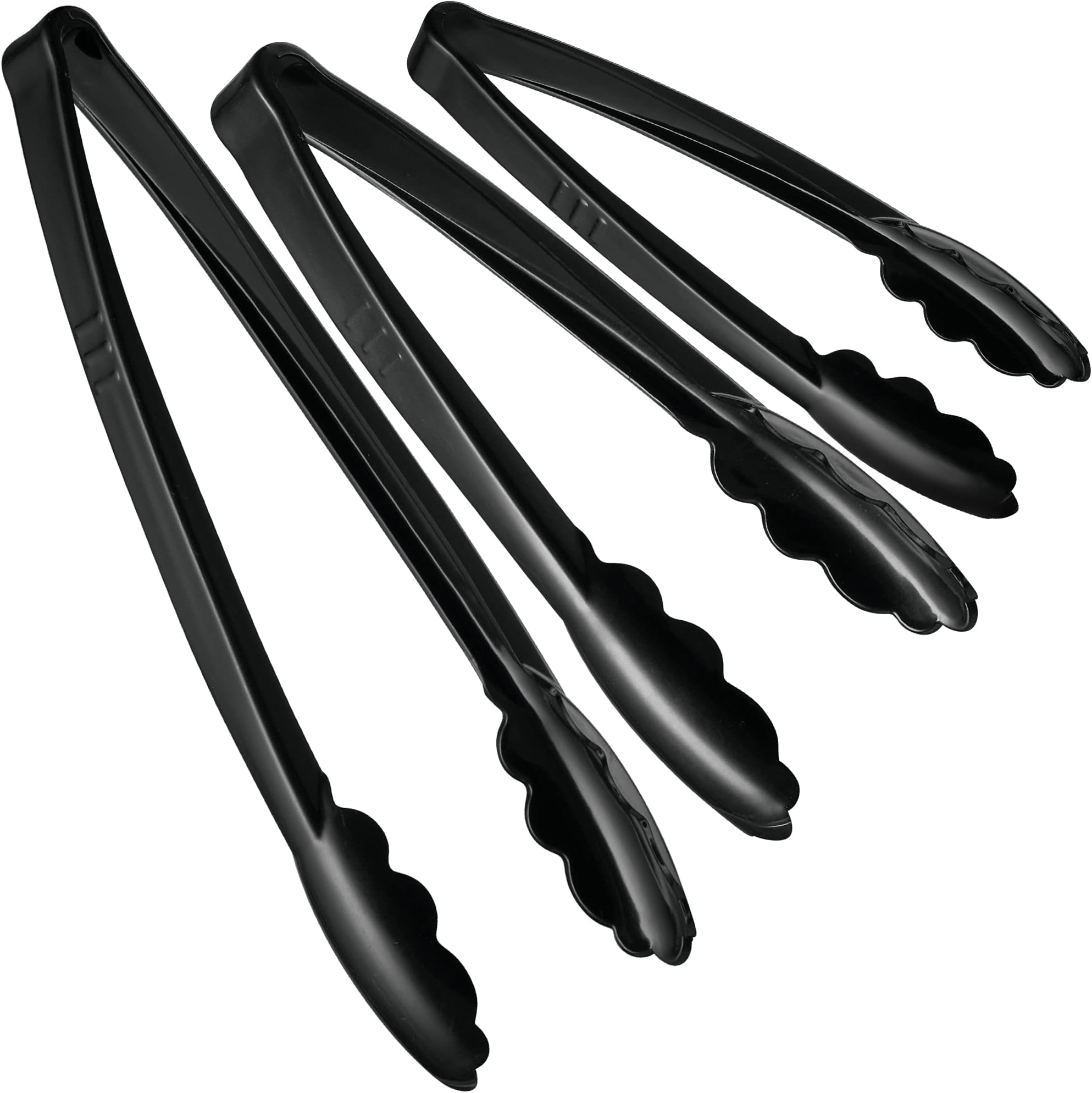 Amazon.com: [Black Tongs Combo Set ] Plasticpro 4 of each 7.5'', 9 ...