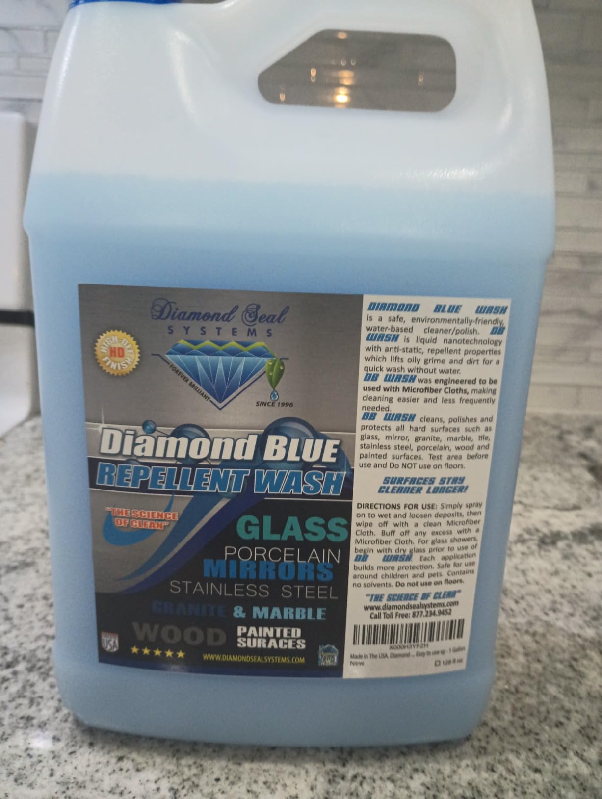Amazon.com: Made in the USA. Diamond Blue Repellent Wash Nano-tech ...